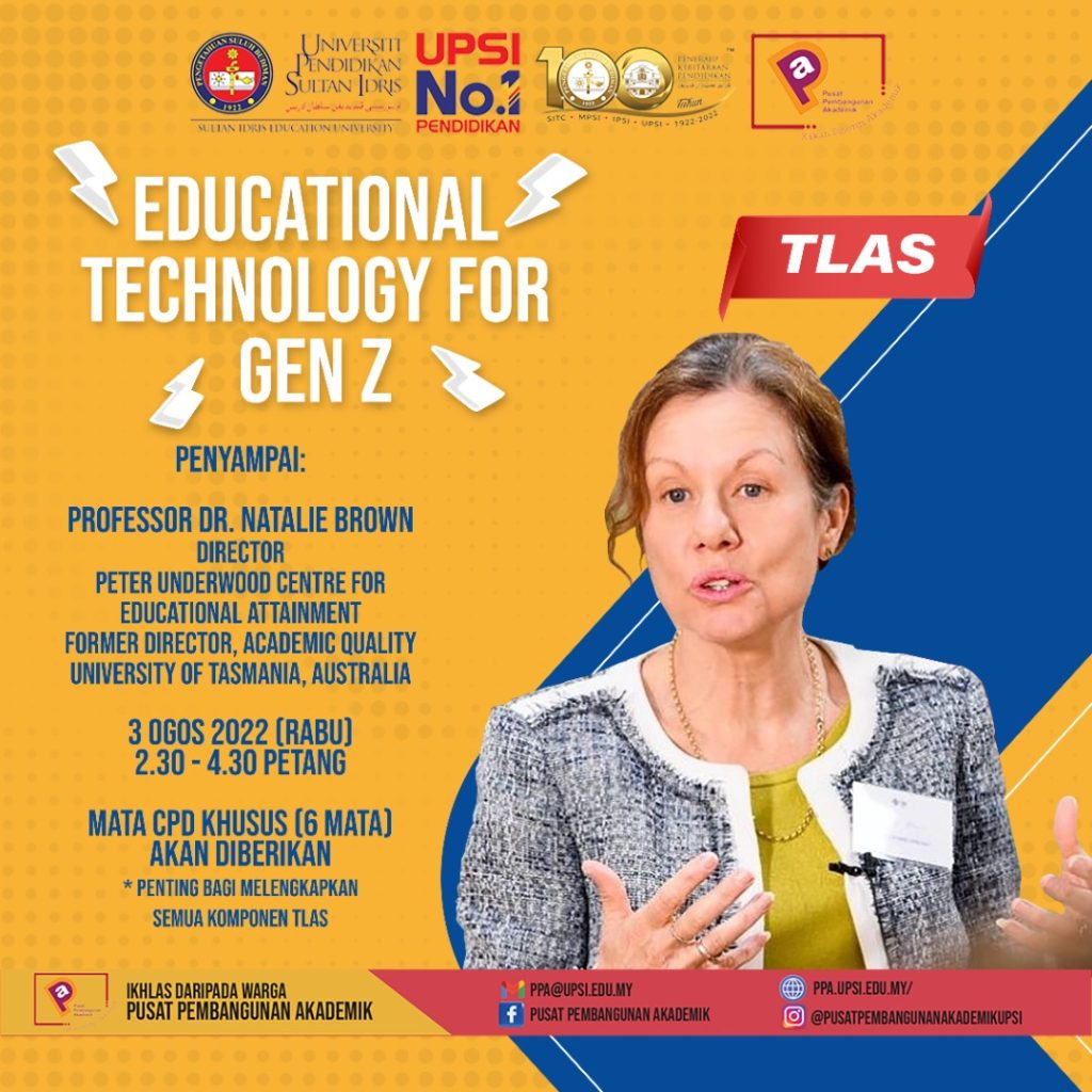 TEACHING, LEARNING, ASSESSMENT AND SUPERVISION PROGRAM – UPSI | Pusat ...